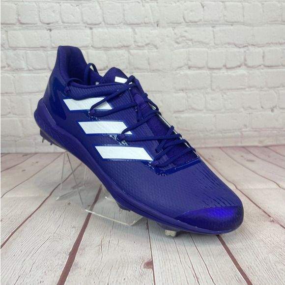 adidas | Shoes | Adidas Adizero Afterburner 8 Purple Metal Baseball ...